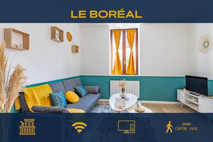 Le Boreal I T2 Tout éQuipé I Centre-ville - Oyonnax