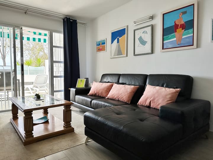 Spacious Ocean View Art Apartment W/large Terrace - Costa Adeje