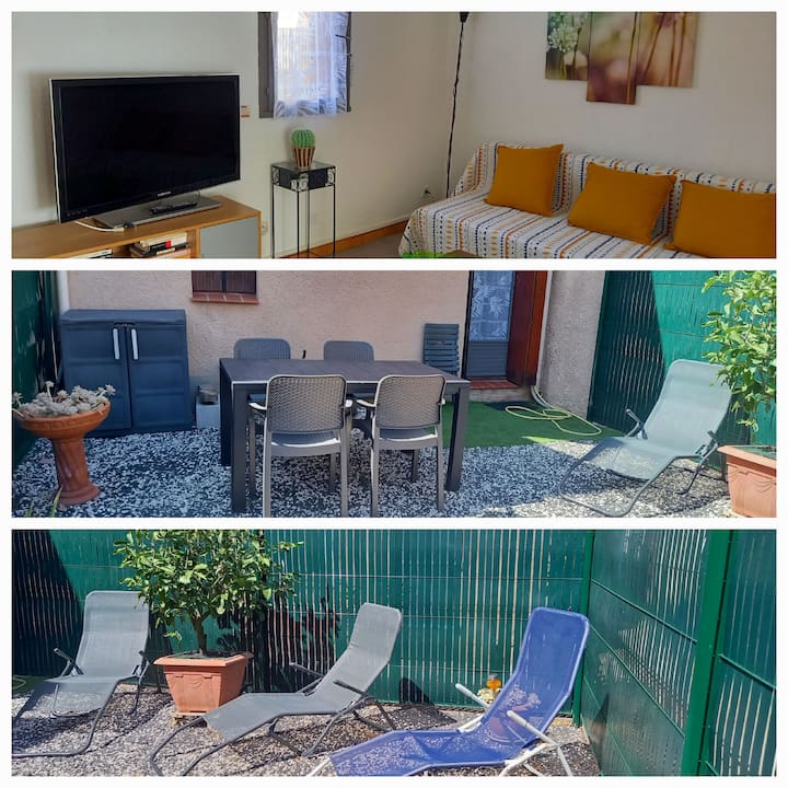 Villa  Près Plage Et Port 4/5 Pers;classée 1* - Saint-Cyprien