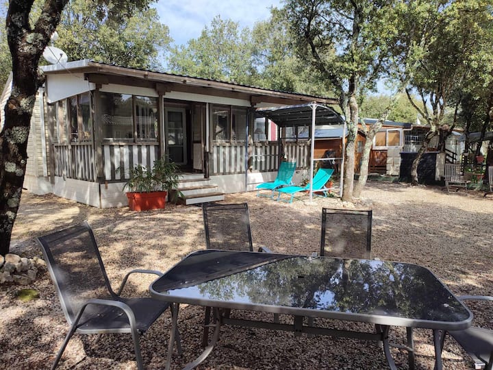 Mobil Home Climatisé 6 Personnes Camping 3 - Ardèche