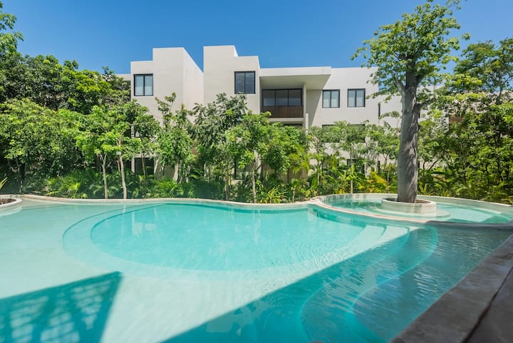 1br | Round King Size | Ophelia | Pool & Wifi - Paradise Beach