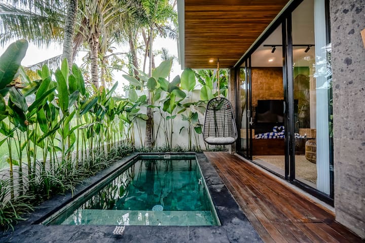 2 Br Architectural Villa 4 Mins To Beach - Bali