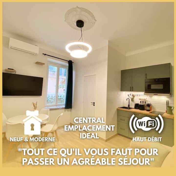 Studio - Monaco - Clim - Wi-fi - Cap-d'Ail