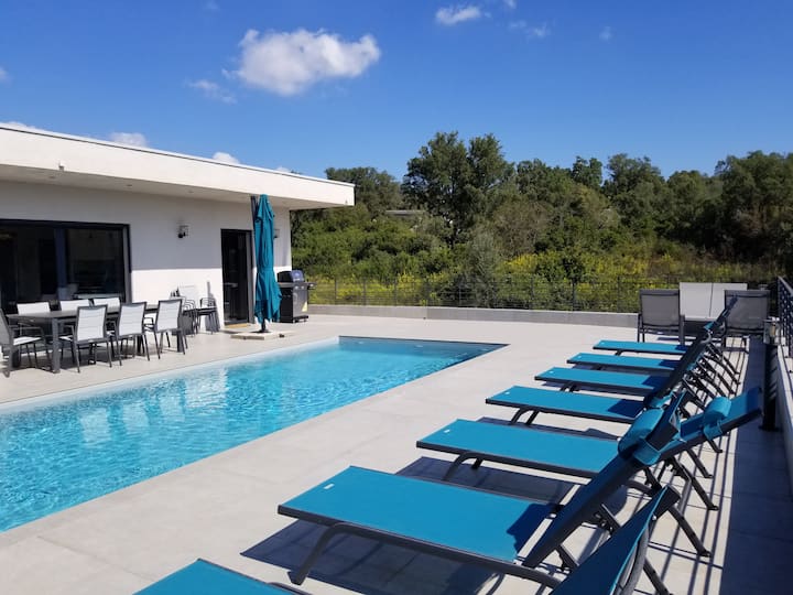 Piscine Privée Chauffée Corsevilla Réf 850 - Sainte-Lucie-de-Porto-Vecchio