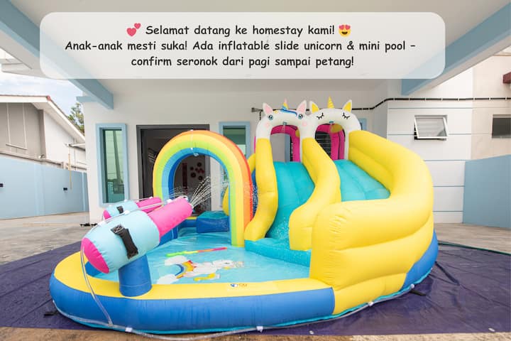 Biru Home Pd-famili Selesa: Suppa Pool & Aircond - Port Dickson