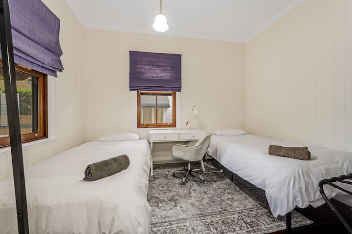 Airy King Single Bedroom Near Uq/city - Brisbane