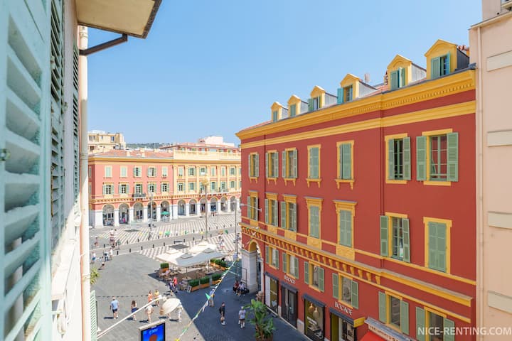 Loft Luxe Balcon Vue Place Massena Piétonne - Nice