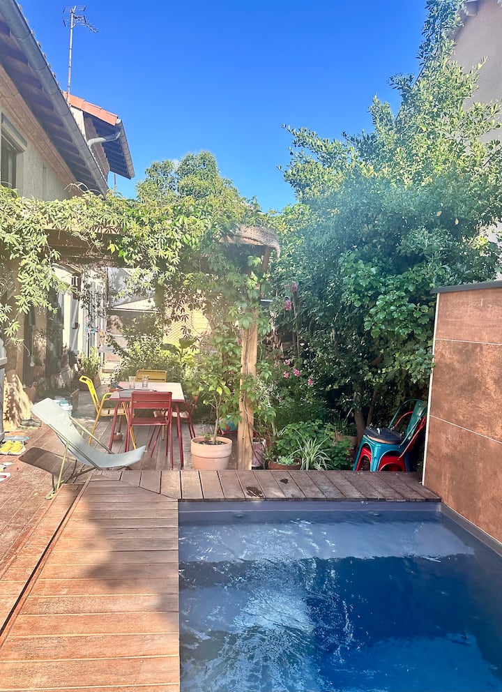 Maison, Jardin Clos, Piscine, Clim - 20' Capitole - Toulouse