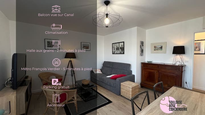 T2 Parking/clim-proche Halles Au Grain Et Métro - 圖盧茲