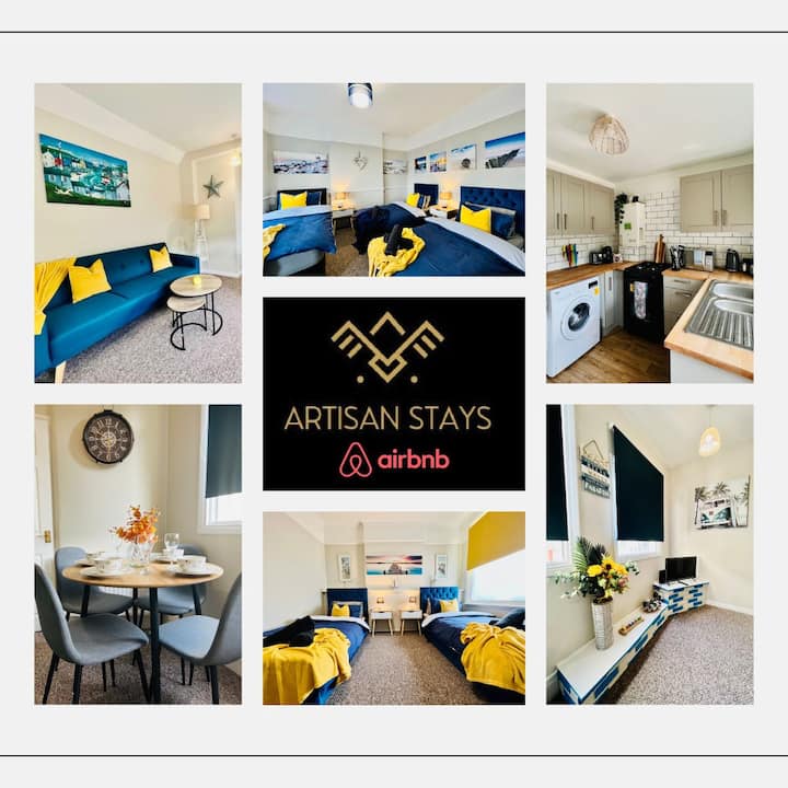 Beach Vibes | Free Parking | Sleeps 5 - Southend-on-Sea
