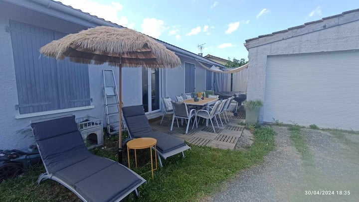 Maison Cosy 90m2 3 Ch. Jardin 500m2 Parking 2pl. - Blanquefort