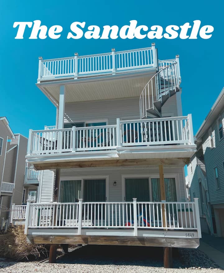 5 Bedroom South End With Ocean Views And 5 Decks - Ocean City, NJ