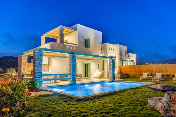 Luxury Villa With Private Pool - Naxos