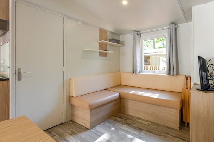 Mobil Home - Domaine 4* Chaussy - 6 Pers - Terrase - Ardèche