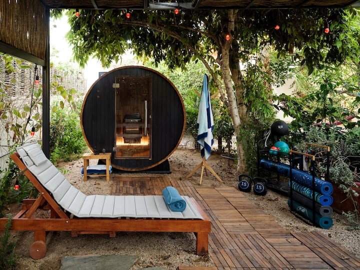 Peaceful 2br Stay – Cold Plunge & Sauna Access - Todos Santos