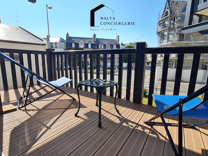 Central, Magnifique 2 Pièces, Terrasse, Wifi. - Deauville