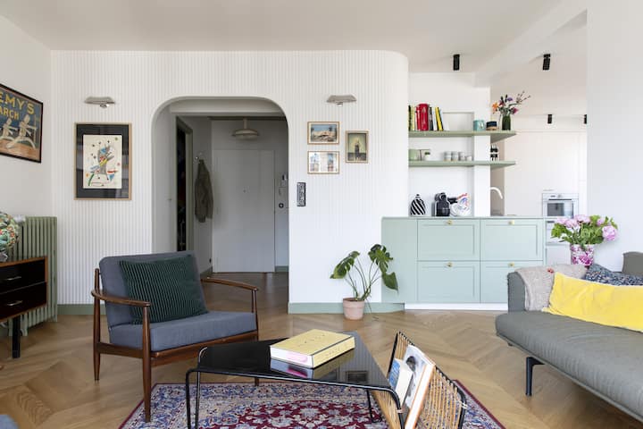 Appartement D'architecte Avec Terrasse Et Parking - París