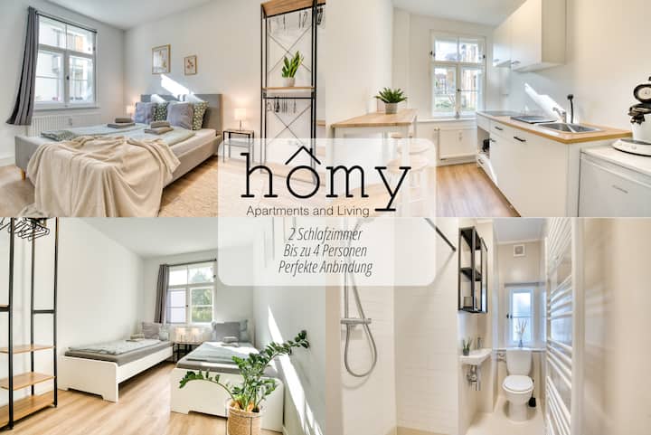Homy | Moderner Retrocharme *Wlan & Netflix* - Leipzig