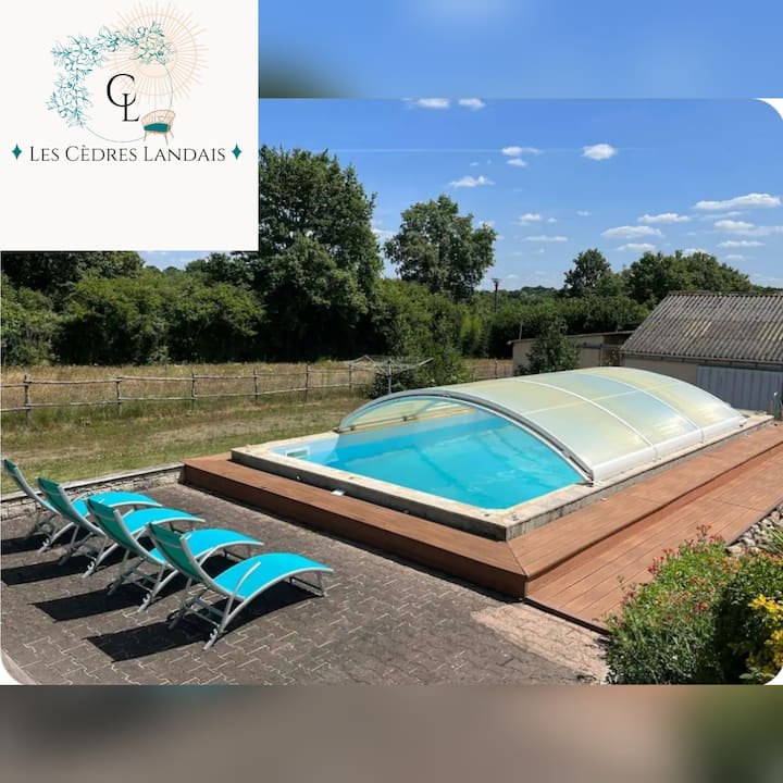 "Les Cèdres Landais" : Jolie Maison De Campagne - Vigneux-de-Bretagne