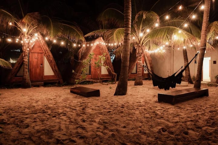 Private Tepee With Shared Bathroom - Isla Mujeres