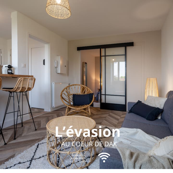 L'évasion - T3 Centre Ville-idéal Pour Curistes - Dax