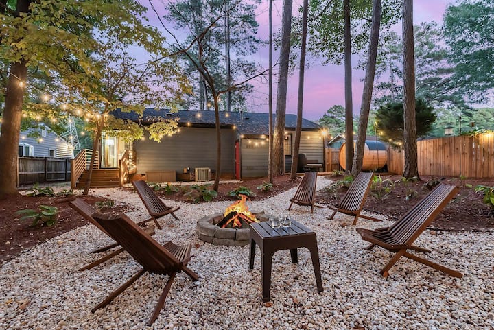 Firepit | Sauna | Backyard Oasis | Ice Barrel 400 - Raleigh, NC