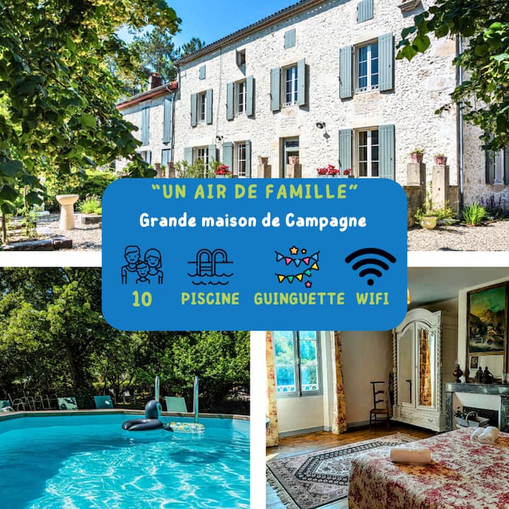 Un Air De Famille · Piscine · Jardin · Guinguette - Lot-et-Garonne