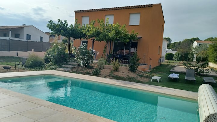 Villa 10km Aix -10 Pers-piscine. - Aix-en-Provence