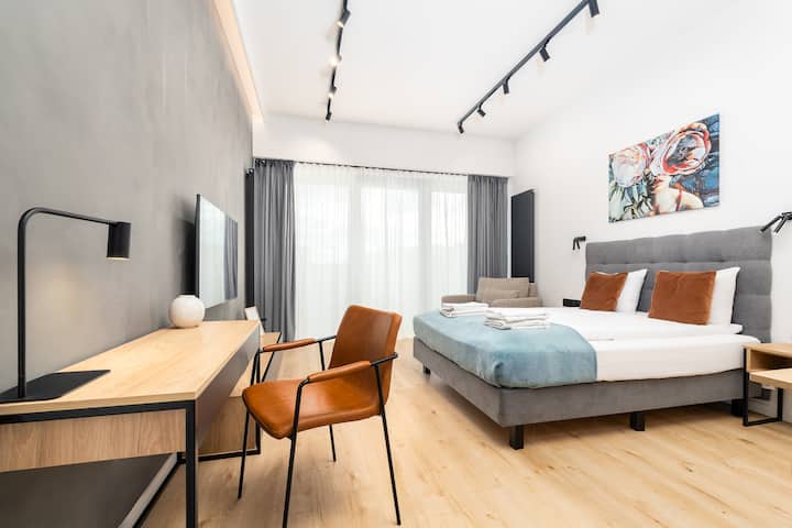 Margi Ether Apartament Lux Pool, Hanza Tower - Szczecin