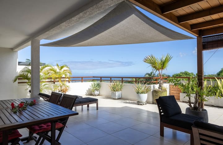 La Terrasse, Vue Mer Panoramique, 4 Etoiles - Réunion