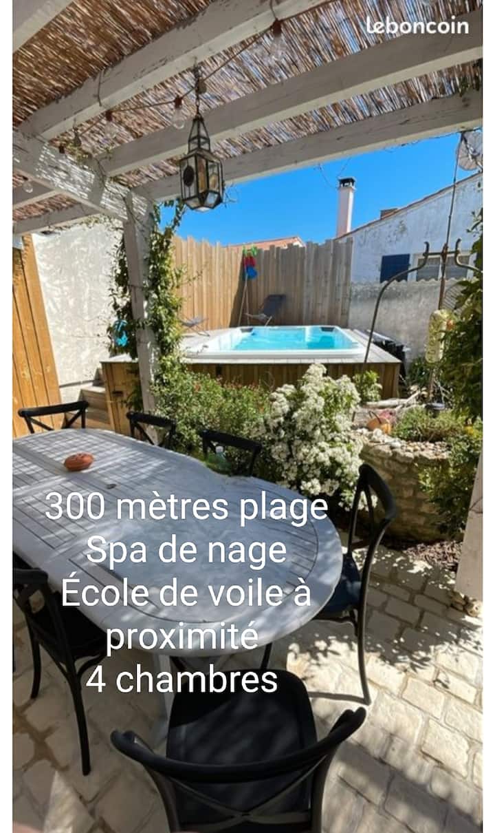 Maison 4ch.piscine. Plage à 300m - Saint-Pierre-d'Oléron