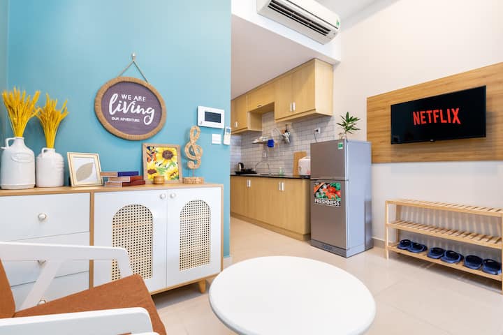 Studio 2b# River Gate#10 Min To Bui Vien#netflix - Tan Son Nhat Airport (SGN)