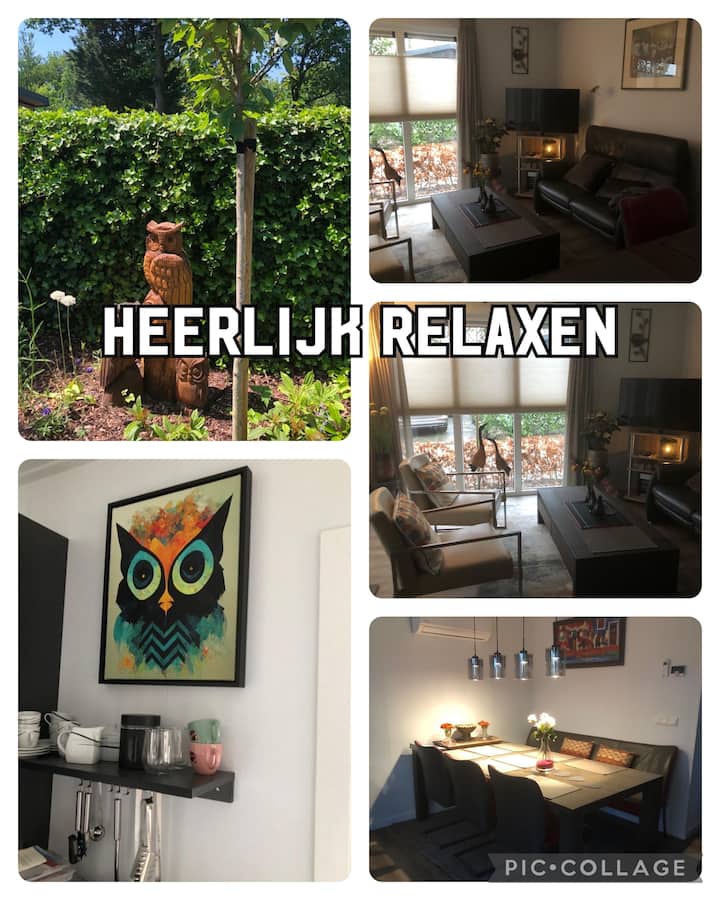 Heerlijk Relaxen In Een Modern Sfeervol Chalet,uil - Nijkerk