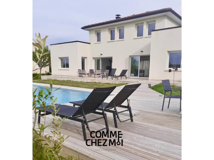 Villa Avec Piscine Pour 10 Personnes Lac Du Der - Lac du Der-Chantecoq