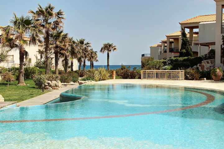 Cassiopeia 3-bedroom House On Beach With Pool - Crete
