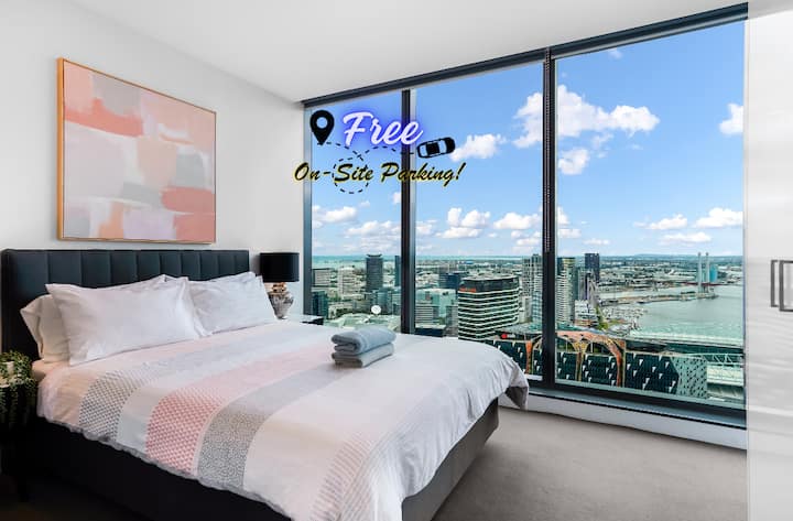 Seaview|2baths| Onsite Parking, Balcony,pool (S41) - Melbourne