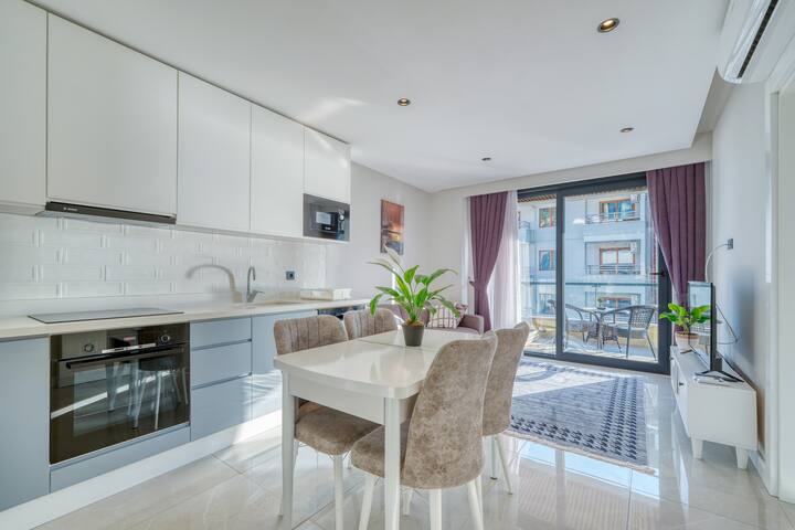 Lüks Plaja 80 Mt Yeni Daire - Alanya