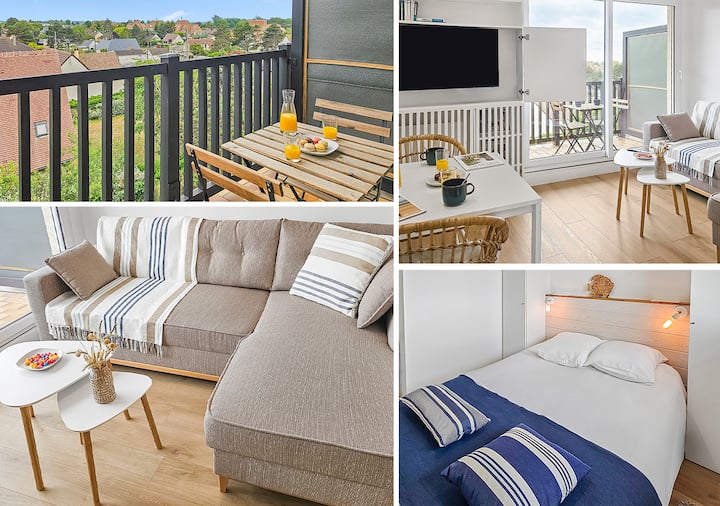 Terrasse Sud, Entrée Autonome, Wifi Gratuit - Cabourg