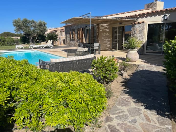 Villa Avec Piscine, Vue Mer, Lumio - Algajola