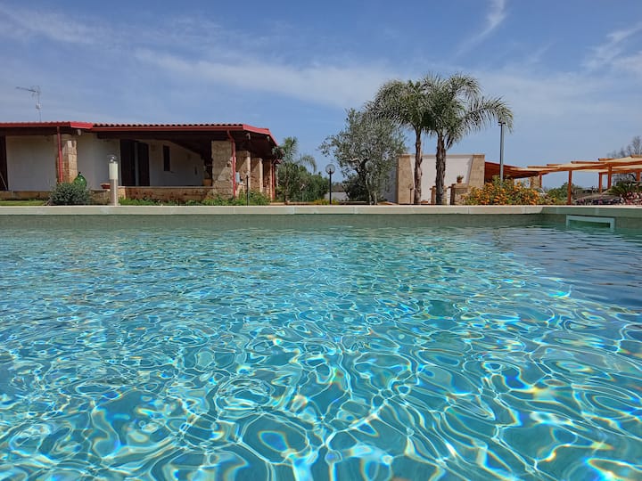 Villa De Campagne Exclusive Avec Piscine, Pouilles - Ugento