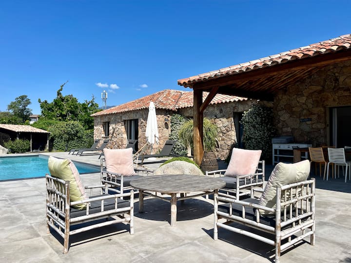 Villa à Marina Di Fiori, Piscine - 8 Pers - Porto-Vecchio