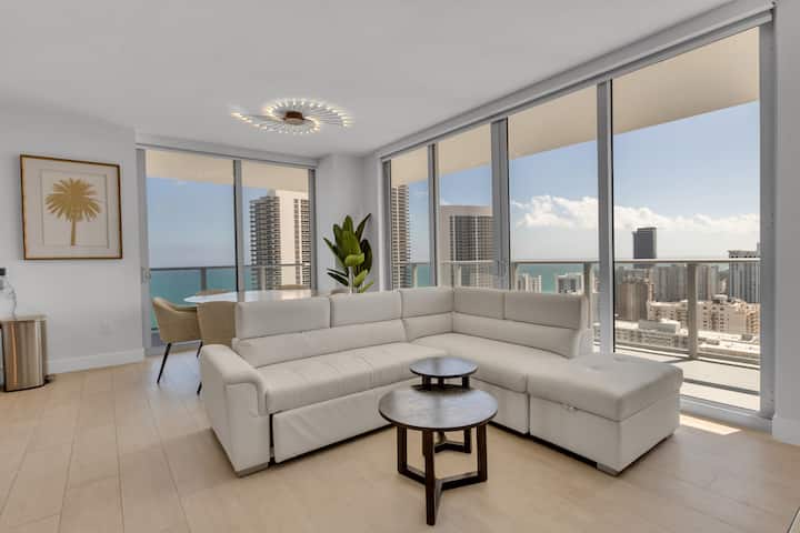 Luxury Condo@ Hyde Beach, Stunning Views, Sleeps 6 - Hallandale Beach