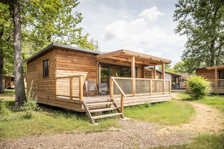 Chalet Portland | Huttopia Lac De L'uby - Barbotan les Thermes