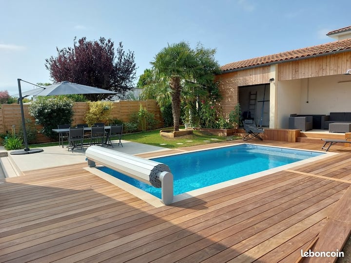 Maison Calme Avec Piscine Chauffée Proche Mer 3 Ch - Plage de Fouras