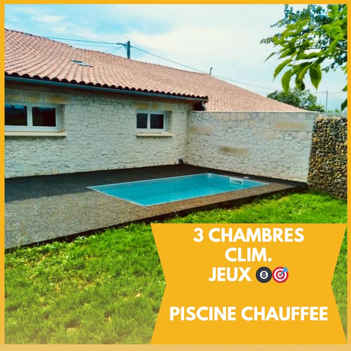 Gîte Le Petit Louis *Piscine-clim-jeux* - Villeneuve-sur-Lot