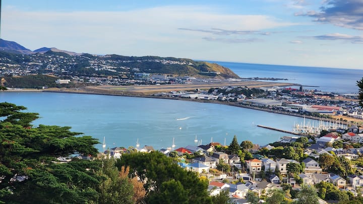 Hataitai Suite • Stunning 360° Bay & Airport View - Wellington