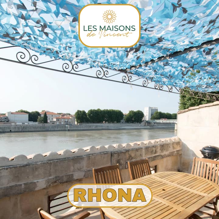 Rhona / Terrasse Vue Sur Le Rhône - Camargue