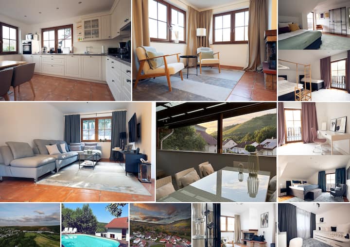 Luxus Ferienhaus Mit Pool / Villa Bockenau - Bad Sobernheim
