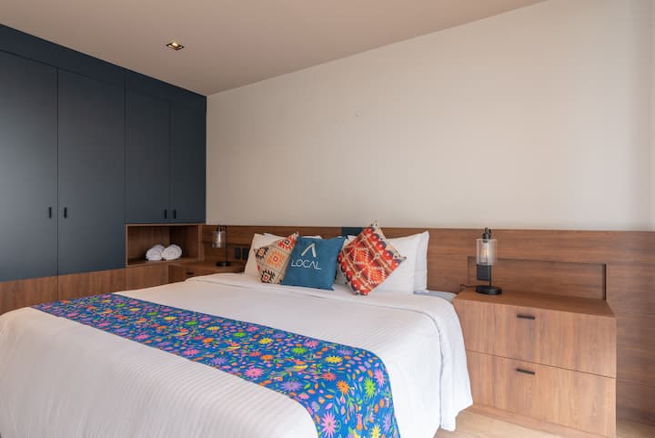 Pleasant Apt W/private Balcony In Narvarte - Mexico City