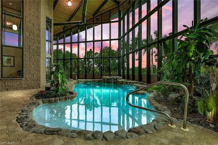 New Mgmt~tropical Indoor Pool/hot Tub+pool Table - Burnt Store Marina